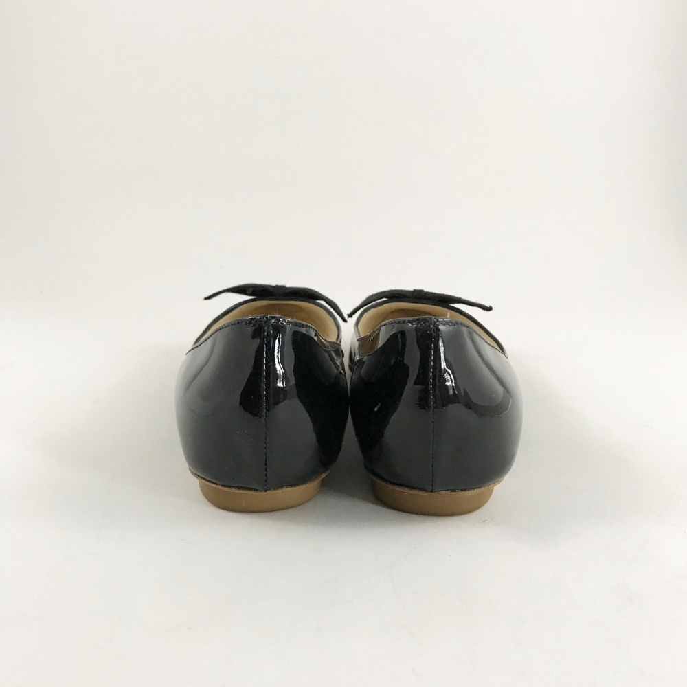 Marc Black Patent Leather Pointy Flats - Gem